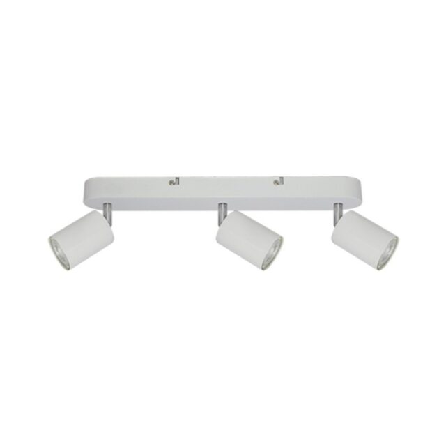 APLIQUE TRIPLE DIRIGIBLE CILINDRICO 3XGU10 COLOR BLANCO - Electricidad ...