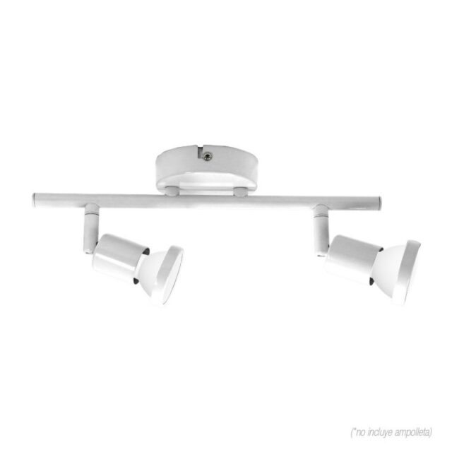 APLIQUE DOBLE DIRIGIBLE SPOT 2XGU10 COLOR BLANCO - Electricidad e ...