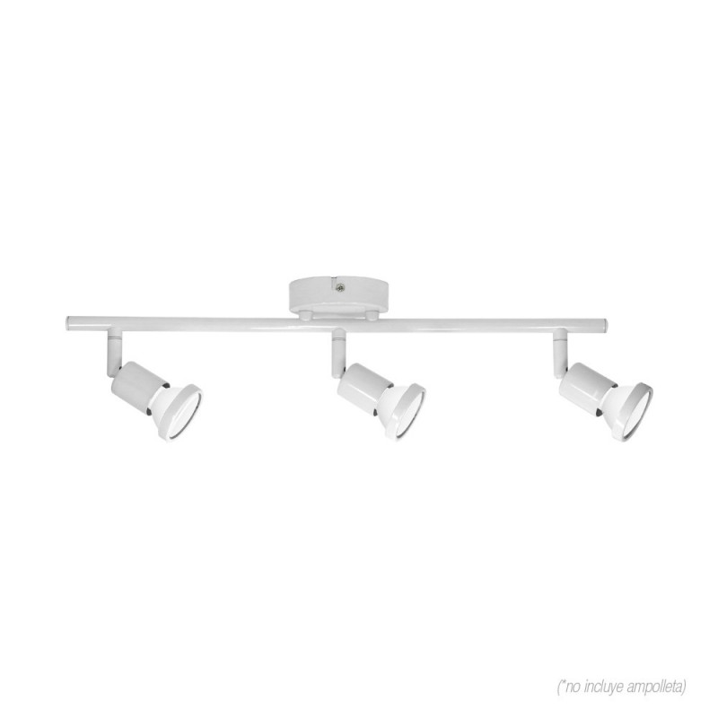 APLIQUE TRIPLE DIRIGIBLE SPOT 3XGU10 COLOR BLANCO - Electricidad e ...