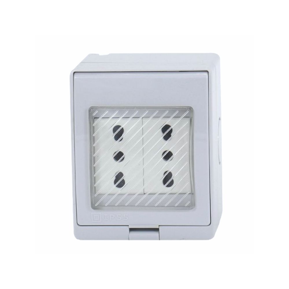 HYDROBOX CON ENCHUFE DOBLE 10/16A STANFORD HB-9020 - Electricidad e ...
