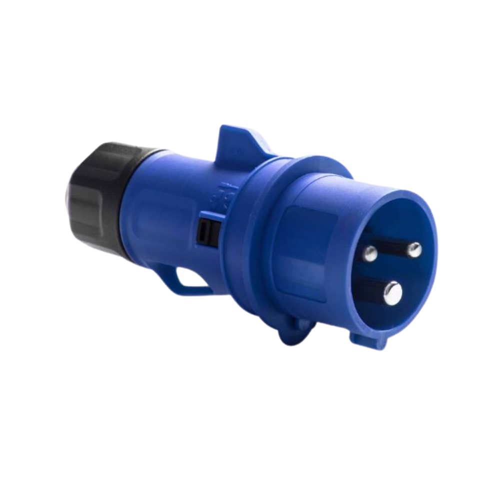 ENCHUFE INDUSTRIAL MACHO VOLANTE 2P+T 16A IP44 PRO - Electricidad e ...