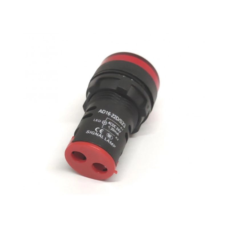 LUZ PILOTO LED 24VDC/VAC ROJO 22MM - Electricidad e Iluiminacion Rigel SPA