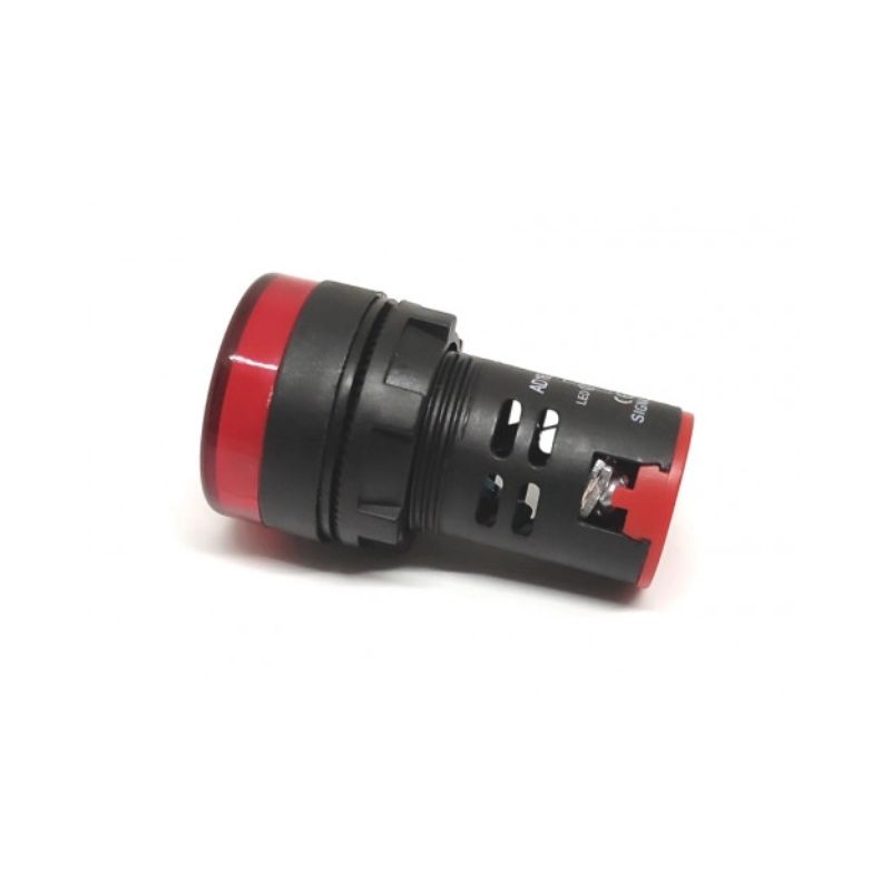LUZ PILOTO LED 24VDC/VAC ROJO 22MM - Electricidad e Iluiminacion Rigel SPA