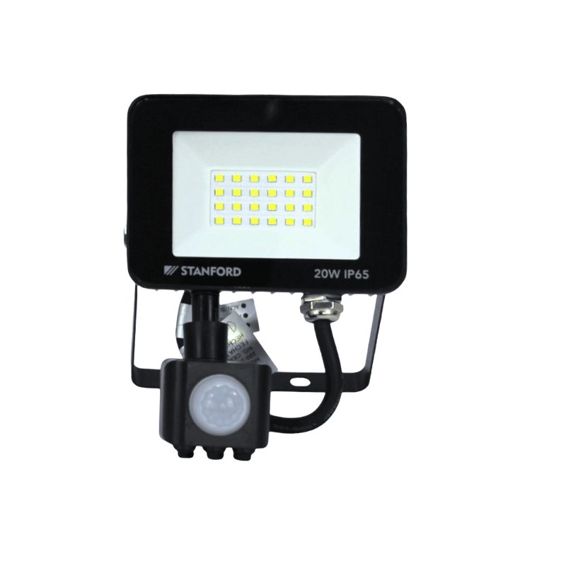 REFLECTOR LED 20W C/SENSOR 6500K LUZ FRIA IP65 STANFORD - Electricidad ...