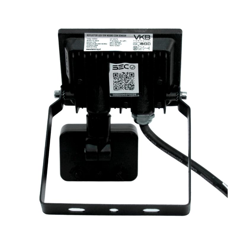 Reflector Led 10W C/Sensor 6500K Luz Fria Ip65 Vkb | Comprar Online