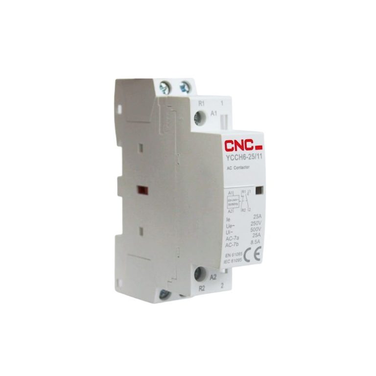 CONTACTOR MONOFASICO BOBINA 230V 25A 1NO 1NC CNC - Electricidad e ...